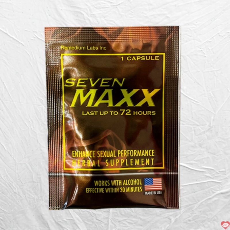 Thuốc Seven Maxx Mỹ 1 Viên Hỗ Trợ Sinh Lý Nam Tăng Cường Sức Mạnh